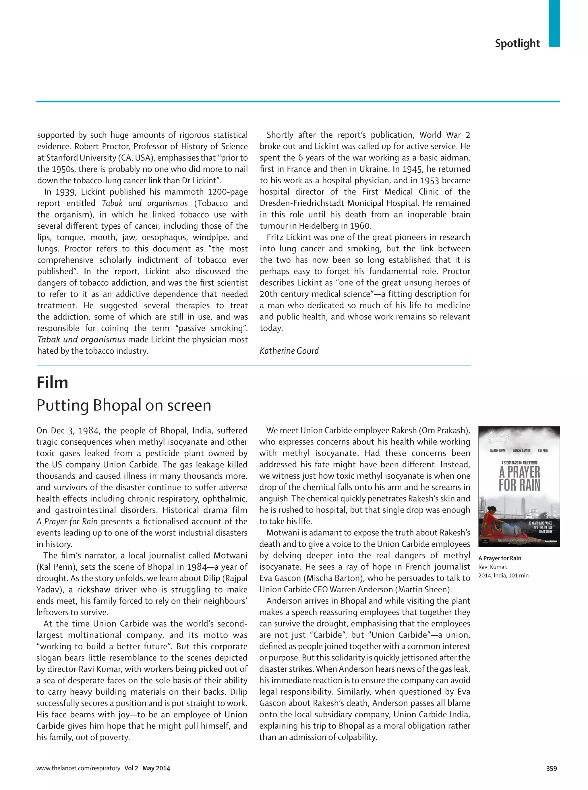 Bhopal film review | PDF
