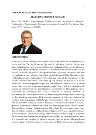 Bruce Fink on Phone Analysis | DOCX