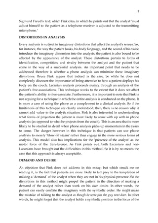 Bruce Fink on Phone Analysis | PDF