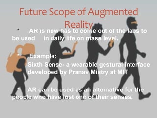 Recent advances in applications of augmented reality | PPT
