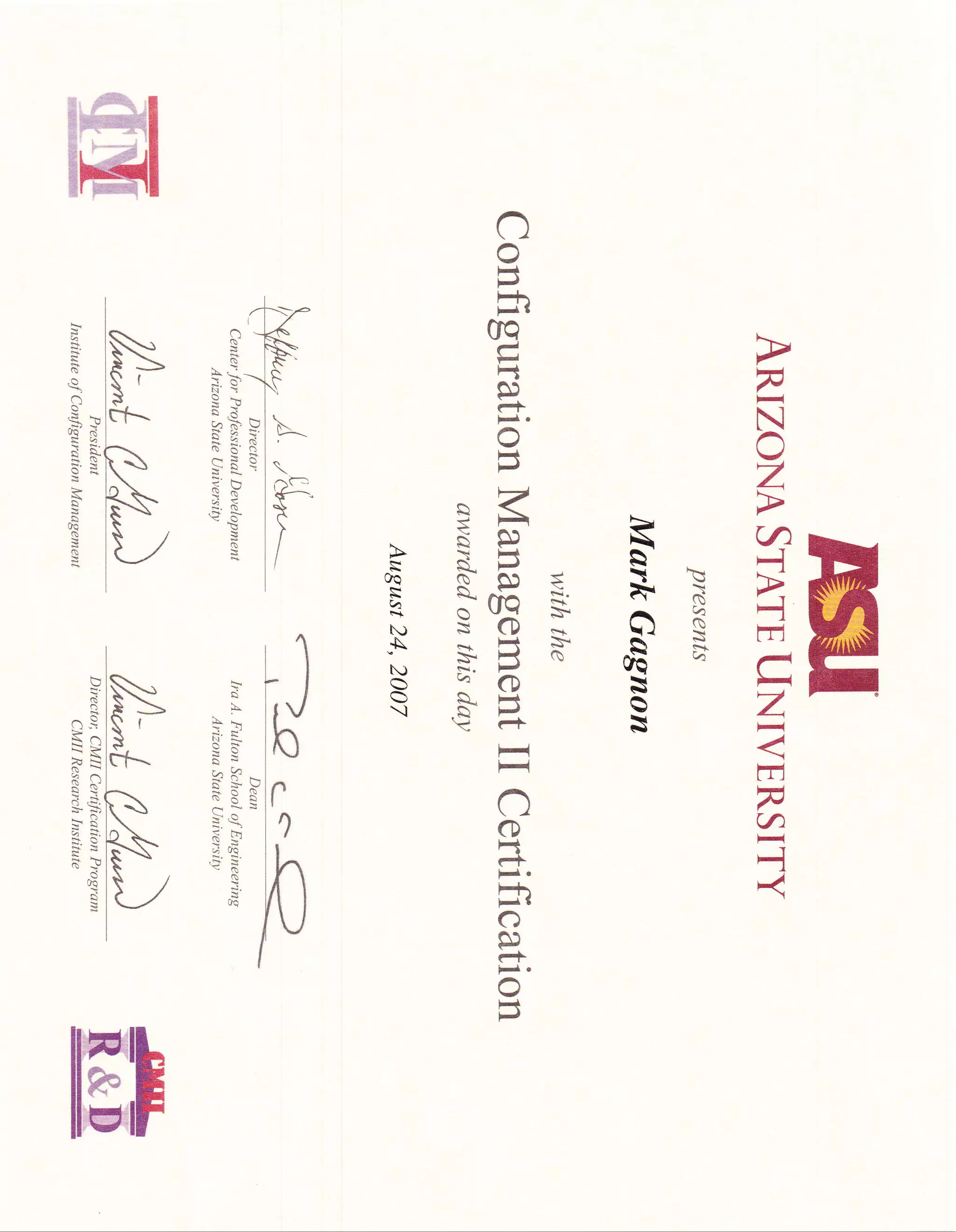 Configuration Management II certification1 | PDF