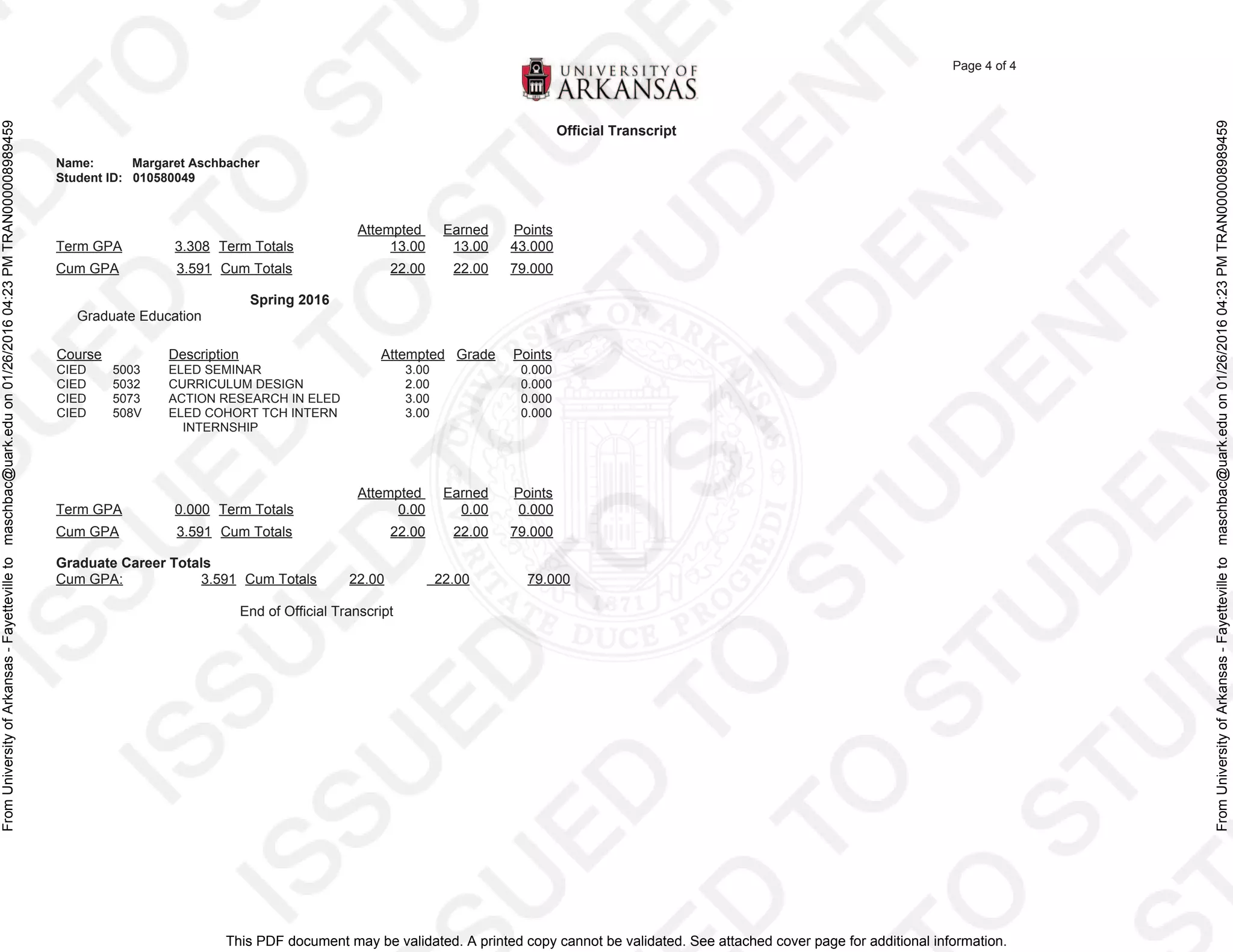 Transcript | PDF | Undergraduate Education | College Education