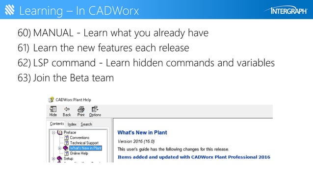 90 CADWorx Tips in 90 Minutes - mworland | PDF