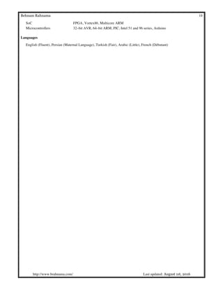 CV-Behnam_Rahnama-EN | PDF