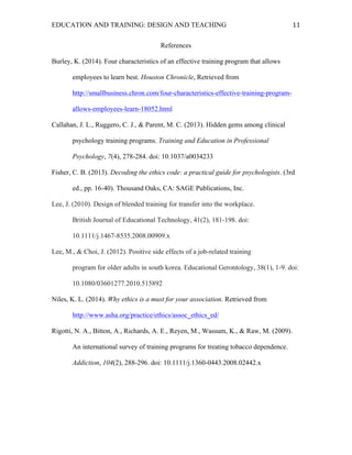 Ethics-Education and Training | PDF