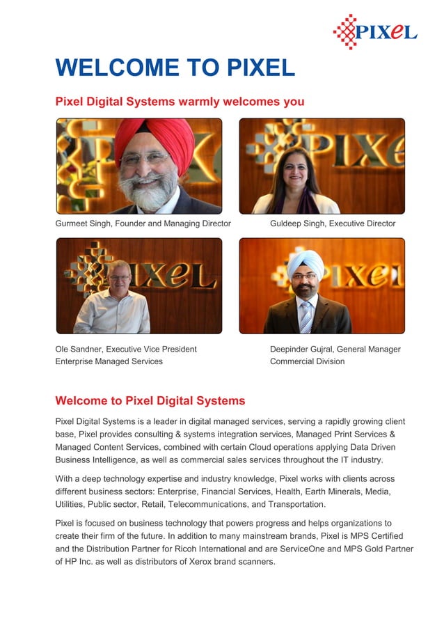 Pixel Company Profile | PDF