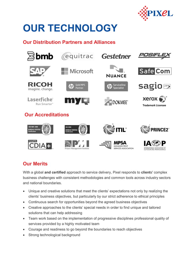 Pixel Company Profile | PDF