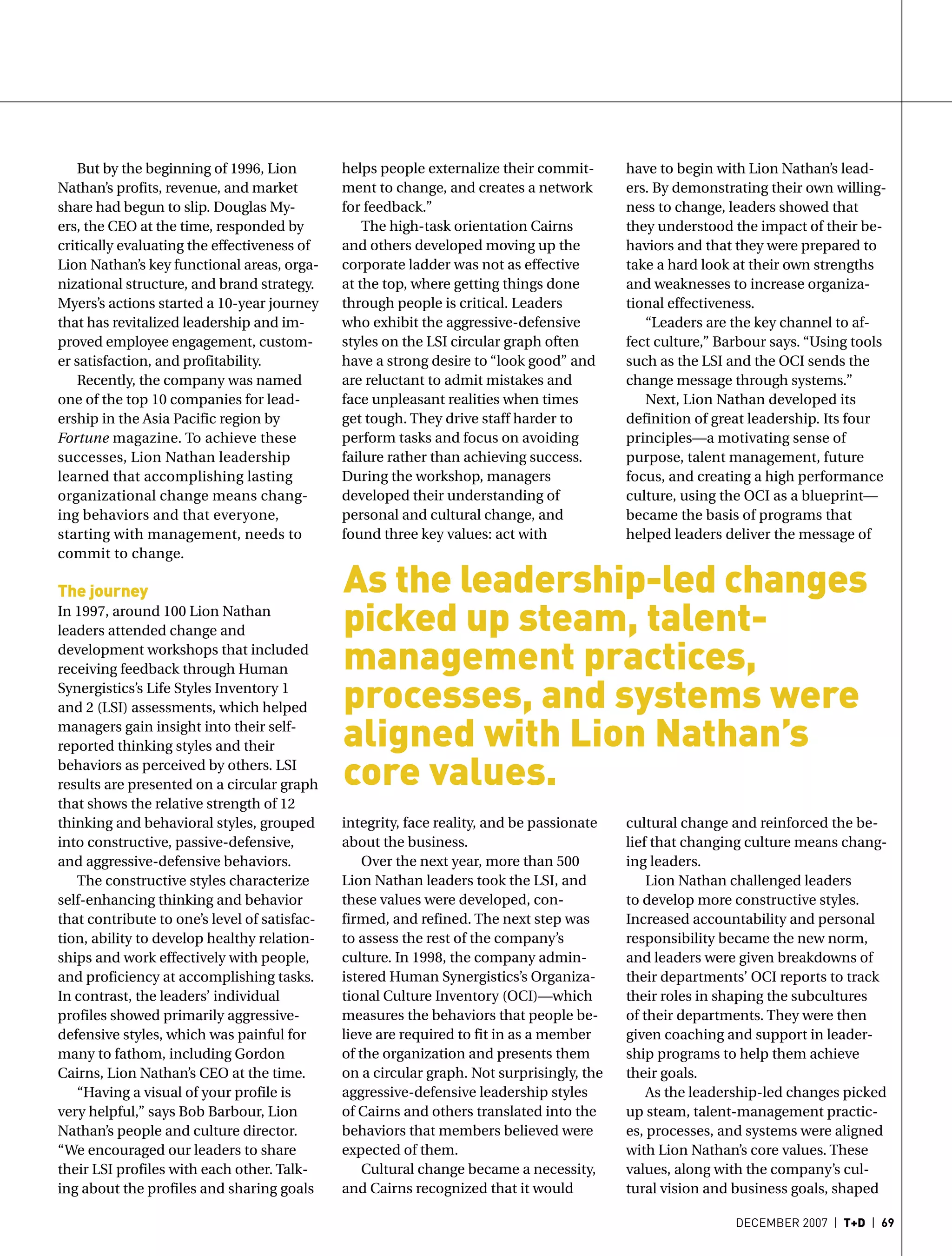 LionNathanTD | PDF