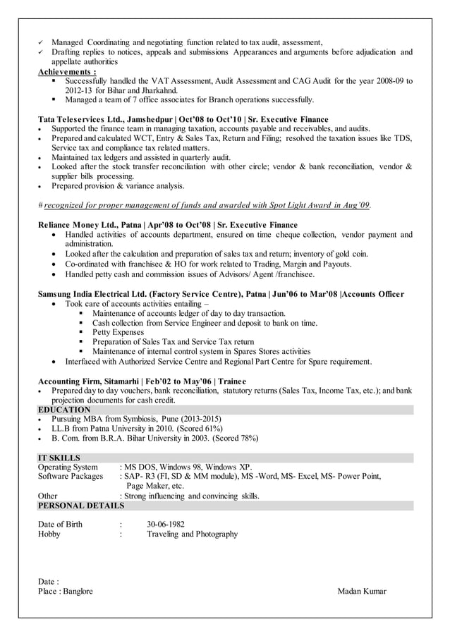 Resume-Madan | PDF