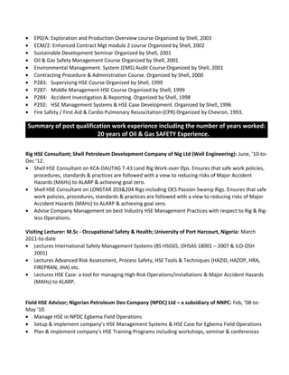 Richie Afeno's CV | PDF