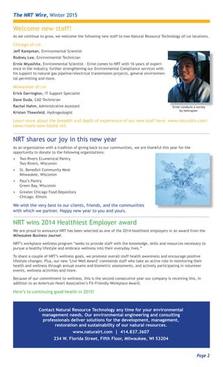 NRT Wire Winter 2015 print version | PDF
