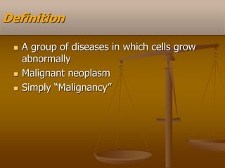 Cancer-an overview by Prof Viyatprajna Acharya, KIMS, Bhubaneswar | PPTX