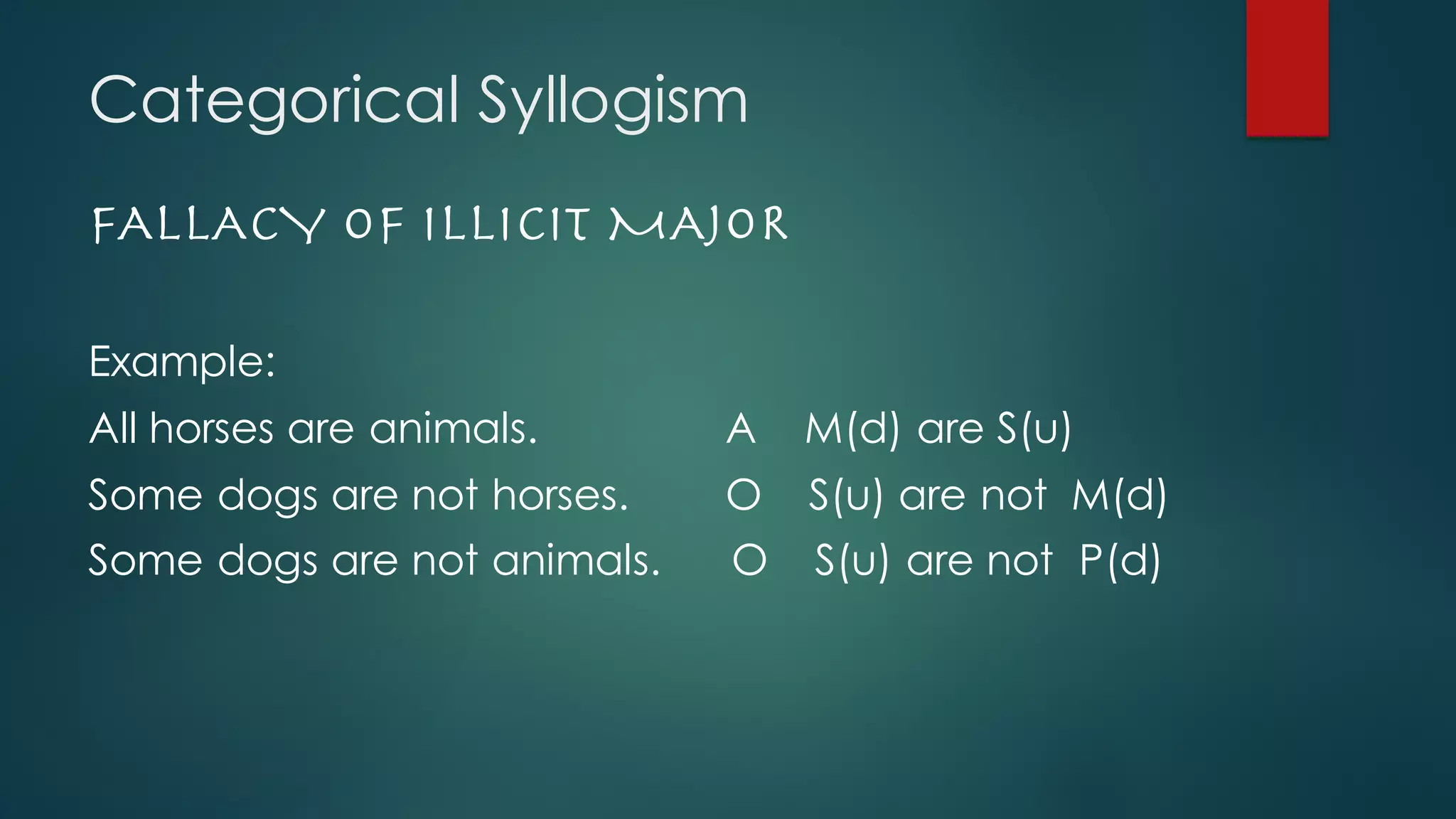Categorical Syllogism-MCM | PDF
