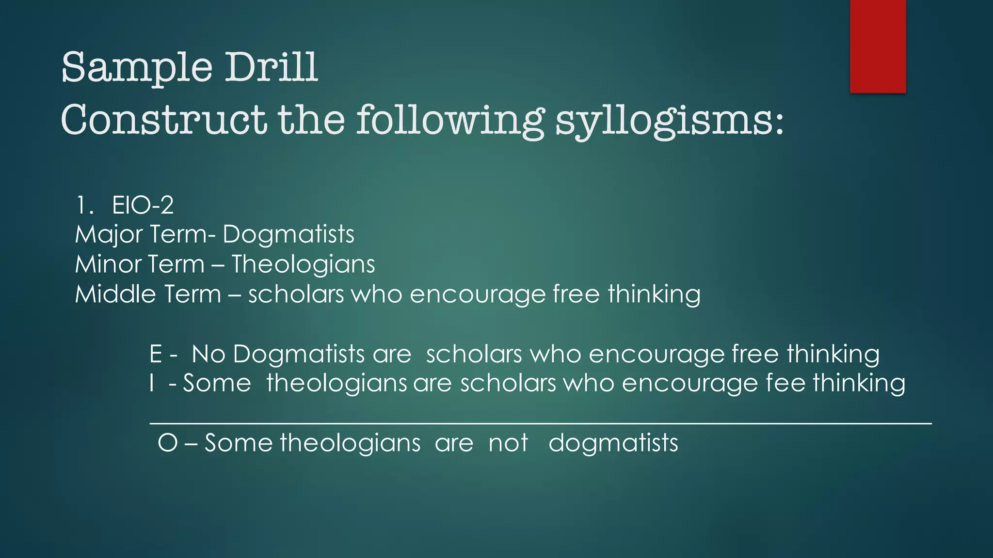 Categorical Syllogism-MCM | PDF