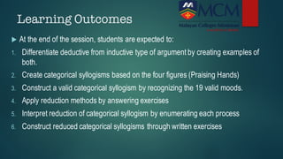 Categorical Syllogism-MCM | PDF