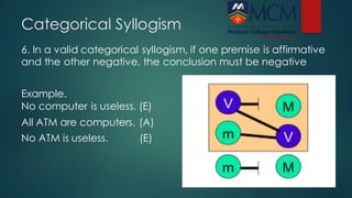 Categorical Syllogism-MCM | PDF
