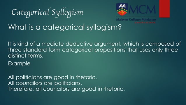 Categorical Syllogism-MCM | PDF | Cats | Pets