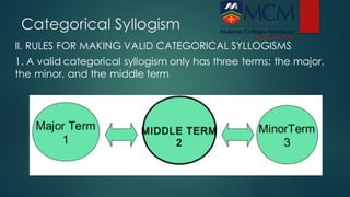 Categorical Syllogism-MCM | PDF