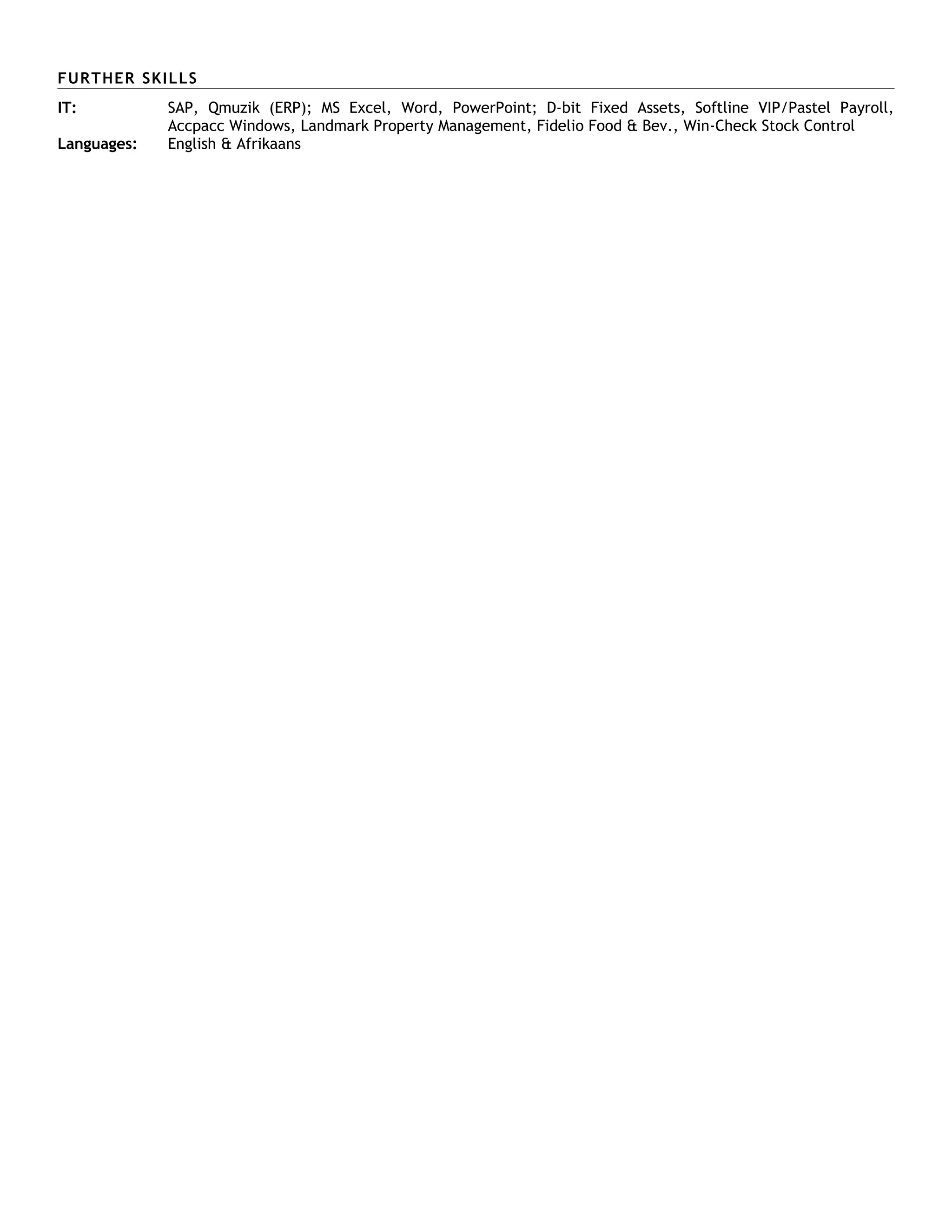 Resume Tim Less | DOC