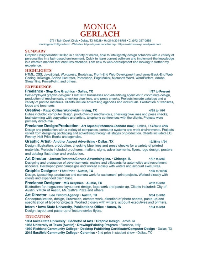 MonicaResume | PDF