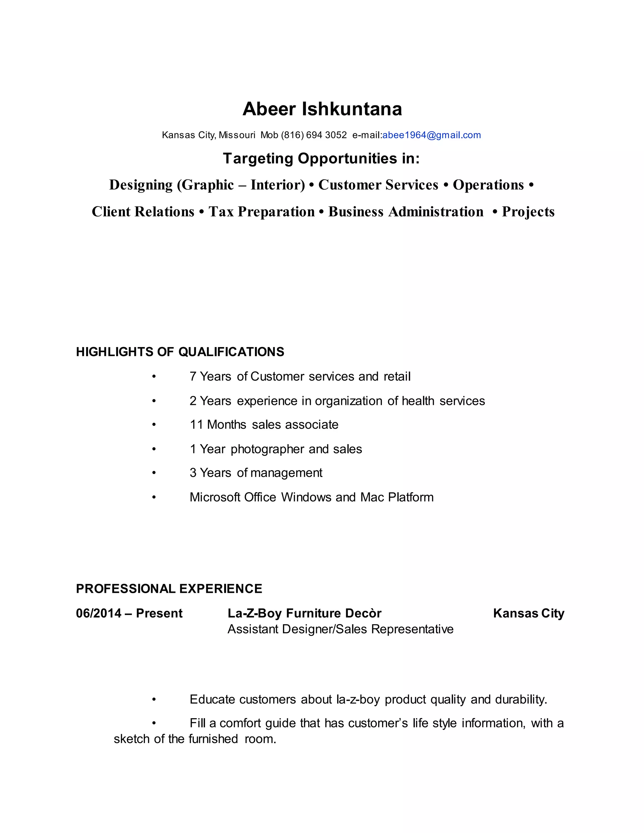 Abeer Resume2016 | PDF