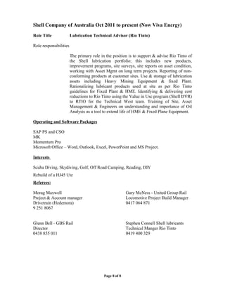 David Elliott CV 2016 | DOC