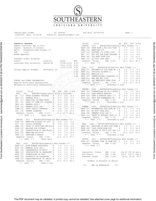 College transcript | PDF | Professional School | Postgraduate Education