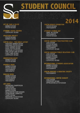 Nadeen Raafat Kamel - Curtin Sarawak Student Council Portfolio | PDF