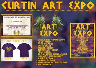 Nadeen Raafat Kamel - Curtin Sarawak Student Council Portfolio | PDF