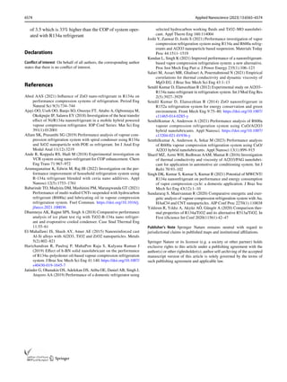 applied nano scince-springer- Alternative Refrigerants | PDF