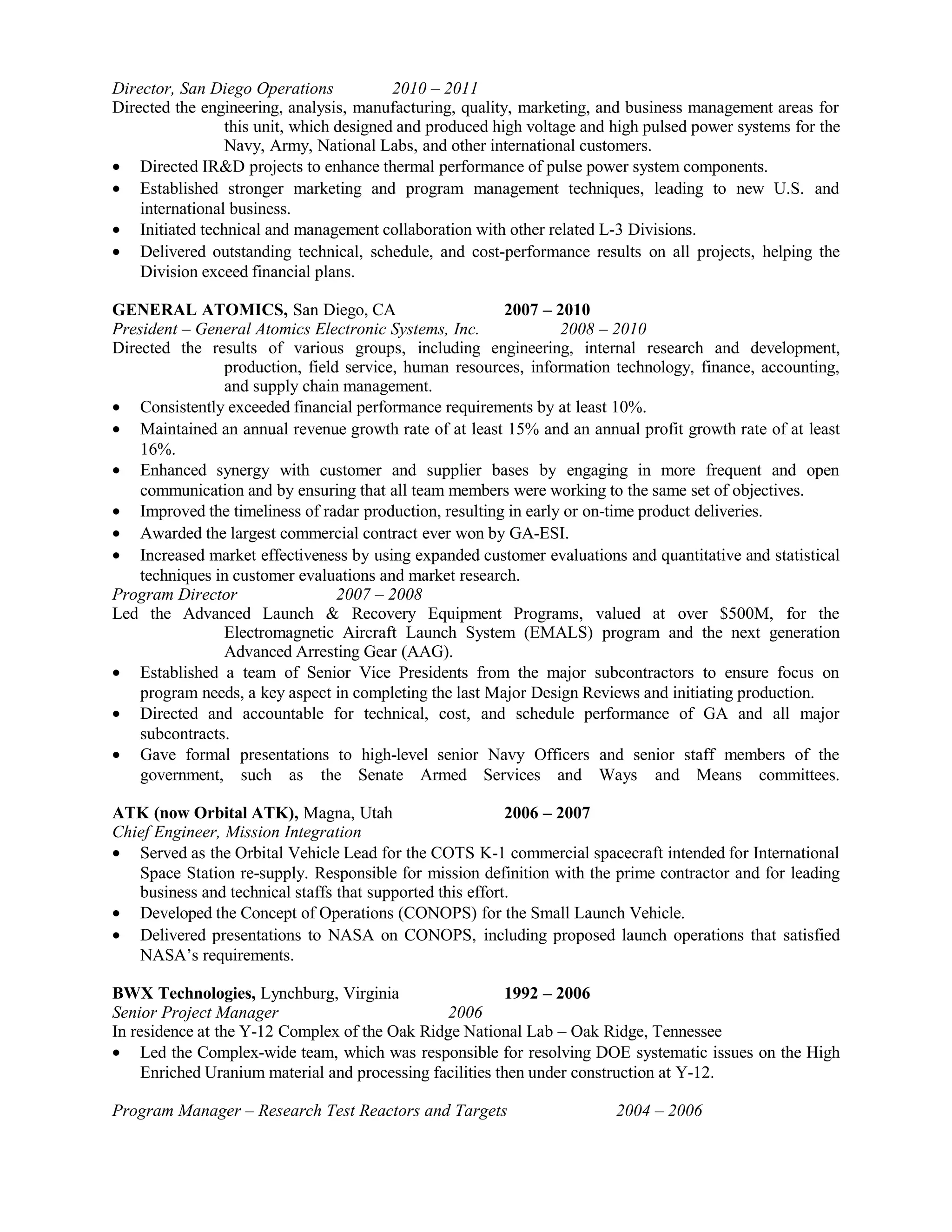Ronald J Kunz Resume C | PDF