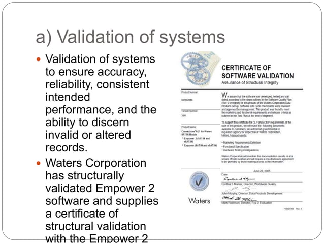 21 CFR PART 11 | PPTX | Technology & Computing