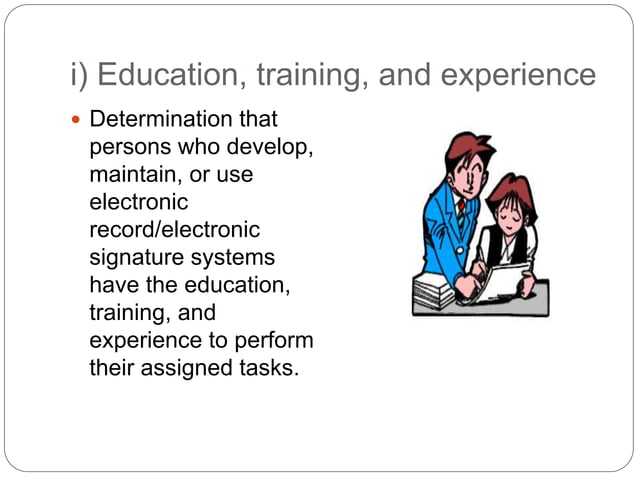 21 CFR PART 11 | PPTX | Technology & Computing