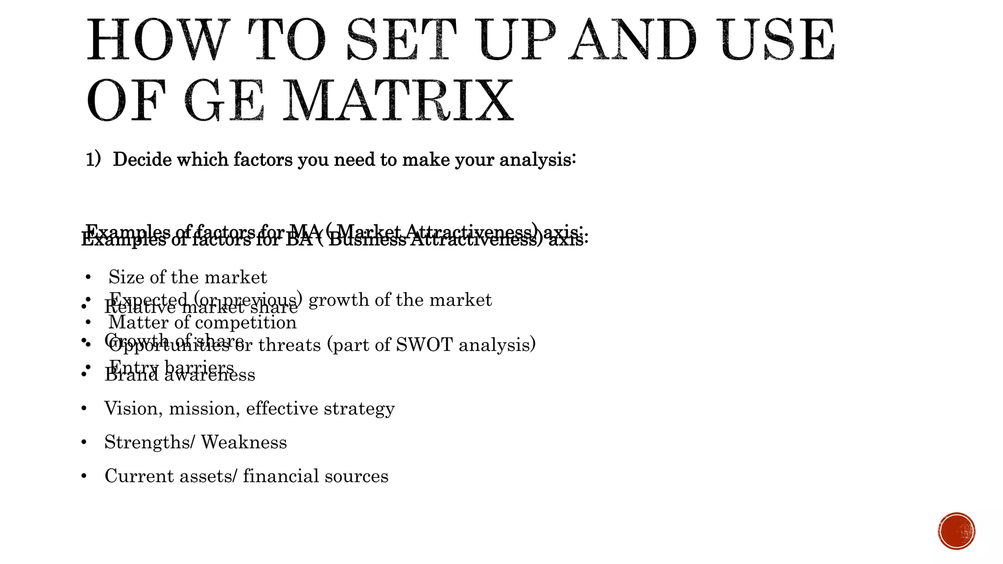 9 cells of ge matrix | PPTX