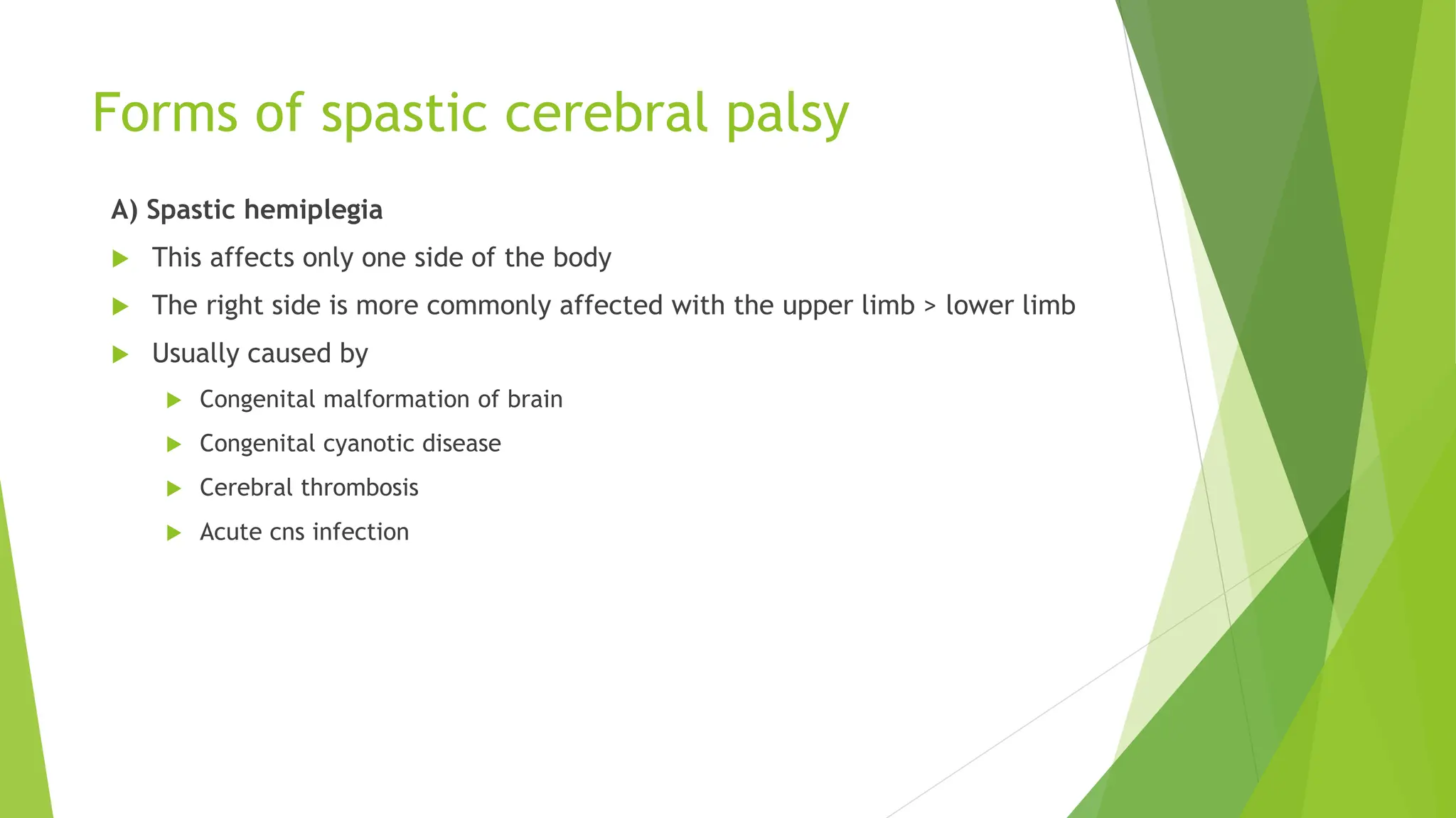 9 CEREBRAL PALSY.pptx as a cause of disabilities | PPTX