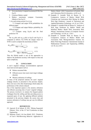 Certain Issues in Web Page Prediction, Classification and Clustering in Data Mining | PDF