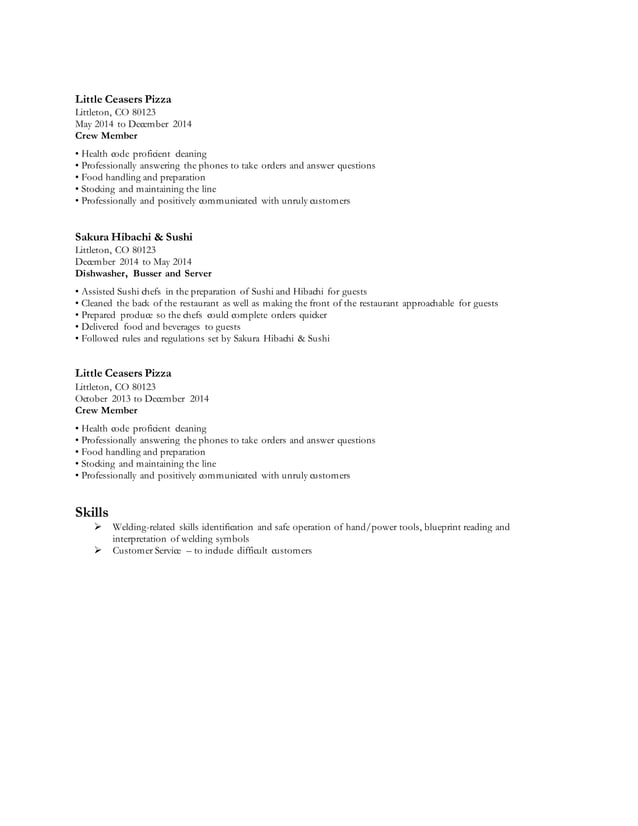 Corey's Resume | DOCX