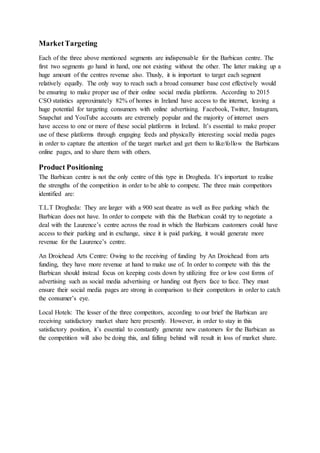 The Barbican Centre digital campaign | DOCX | Marketing and Advertising | Business