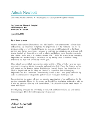 Kaiser Permanente Letterhead