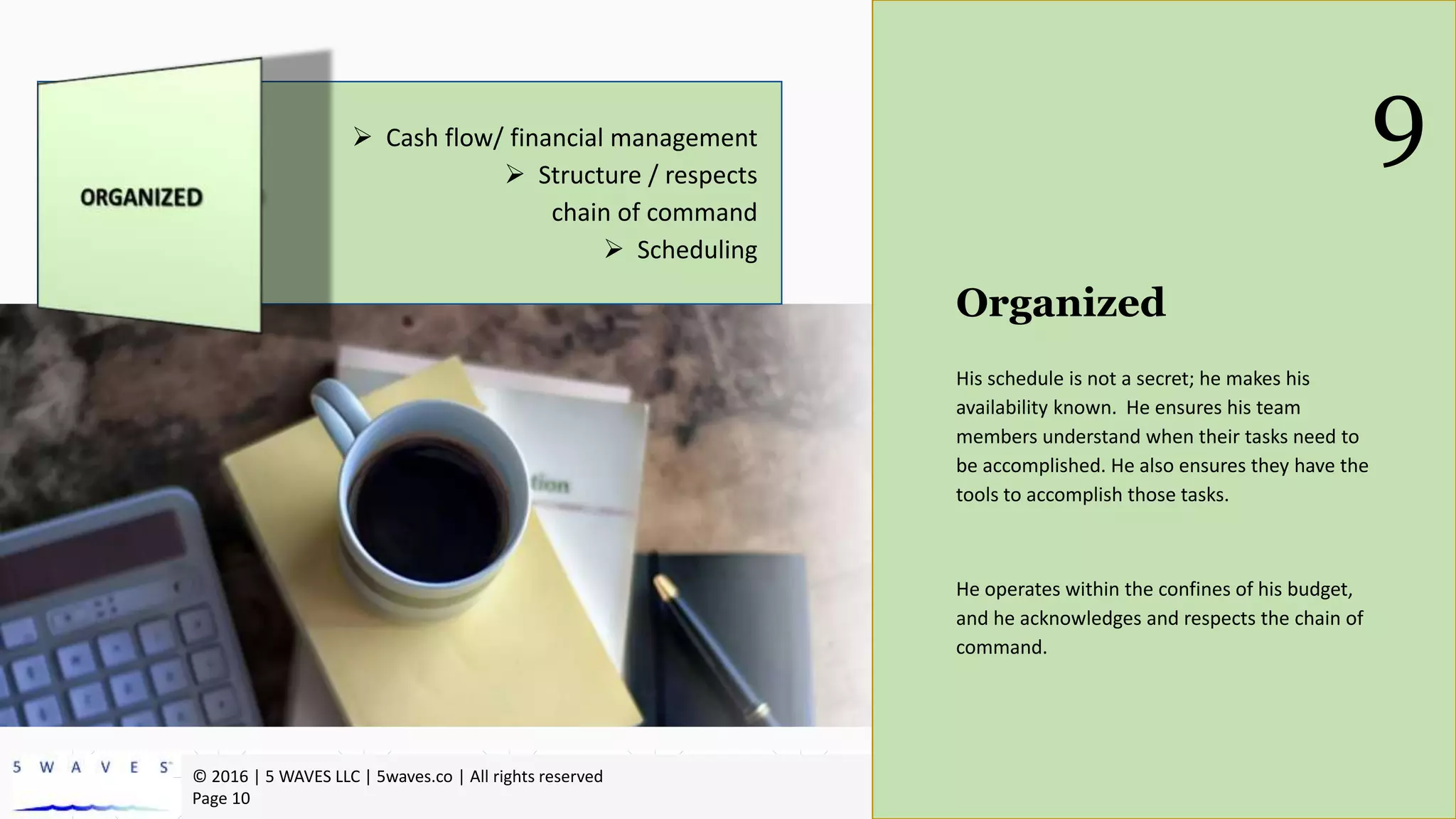 9 characteristics of effective executives | PPT