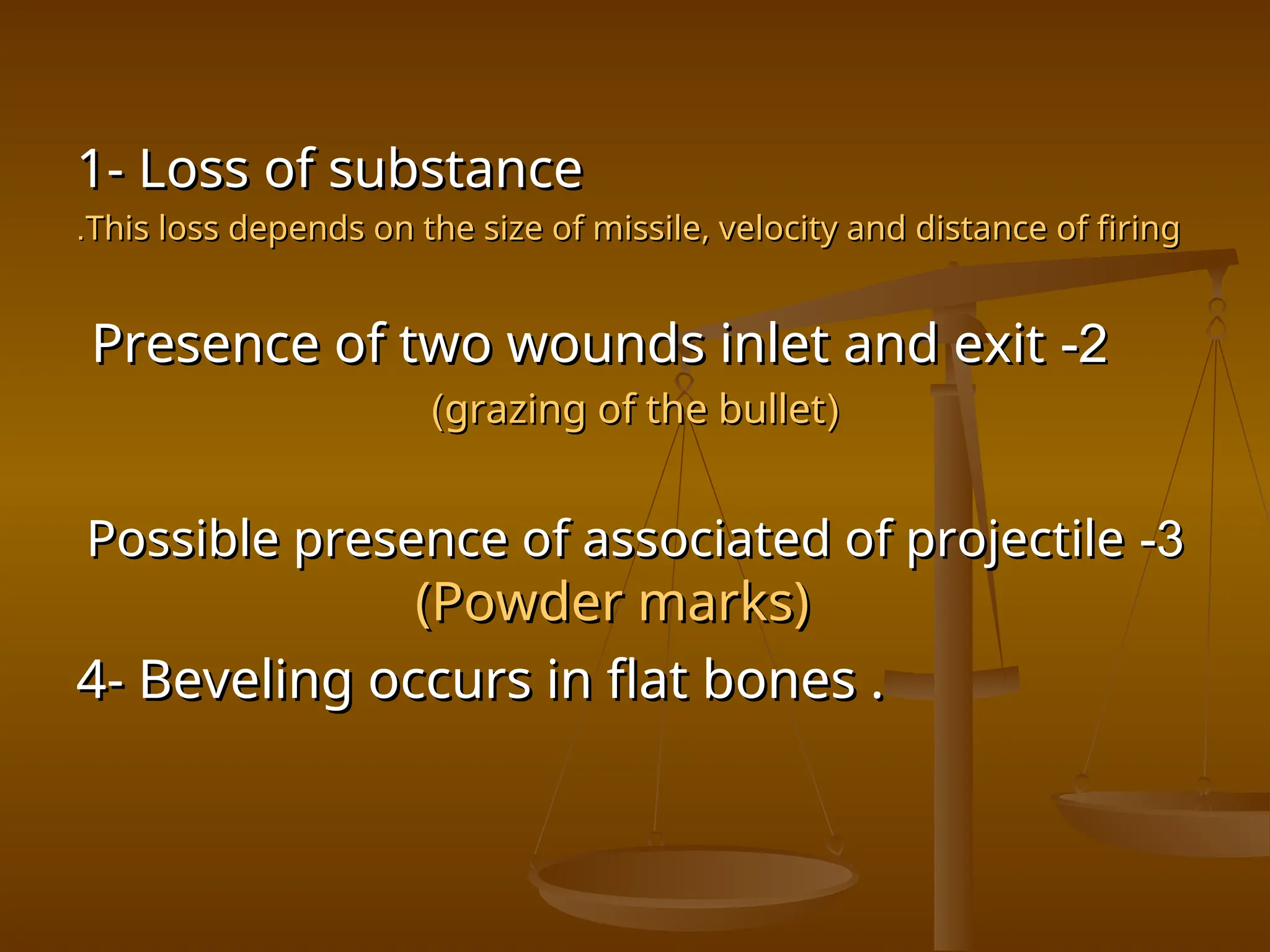 9CHARACTERS OF FIRE ARM INJURIES (WOUND).ppt