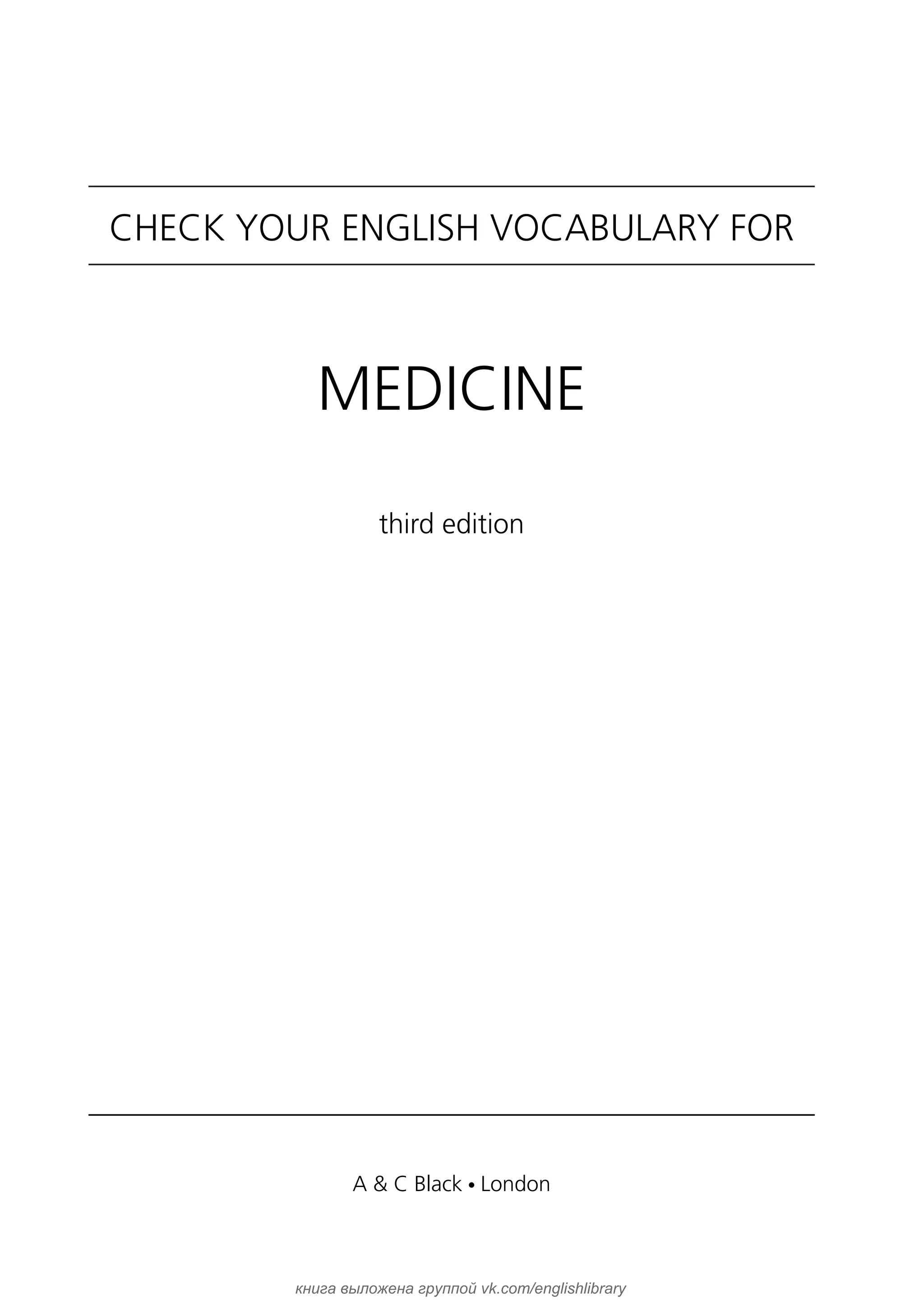 9 check your_english_vocabulary_for_medicine | PDF