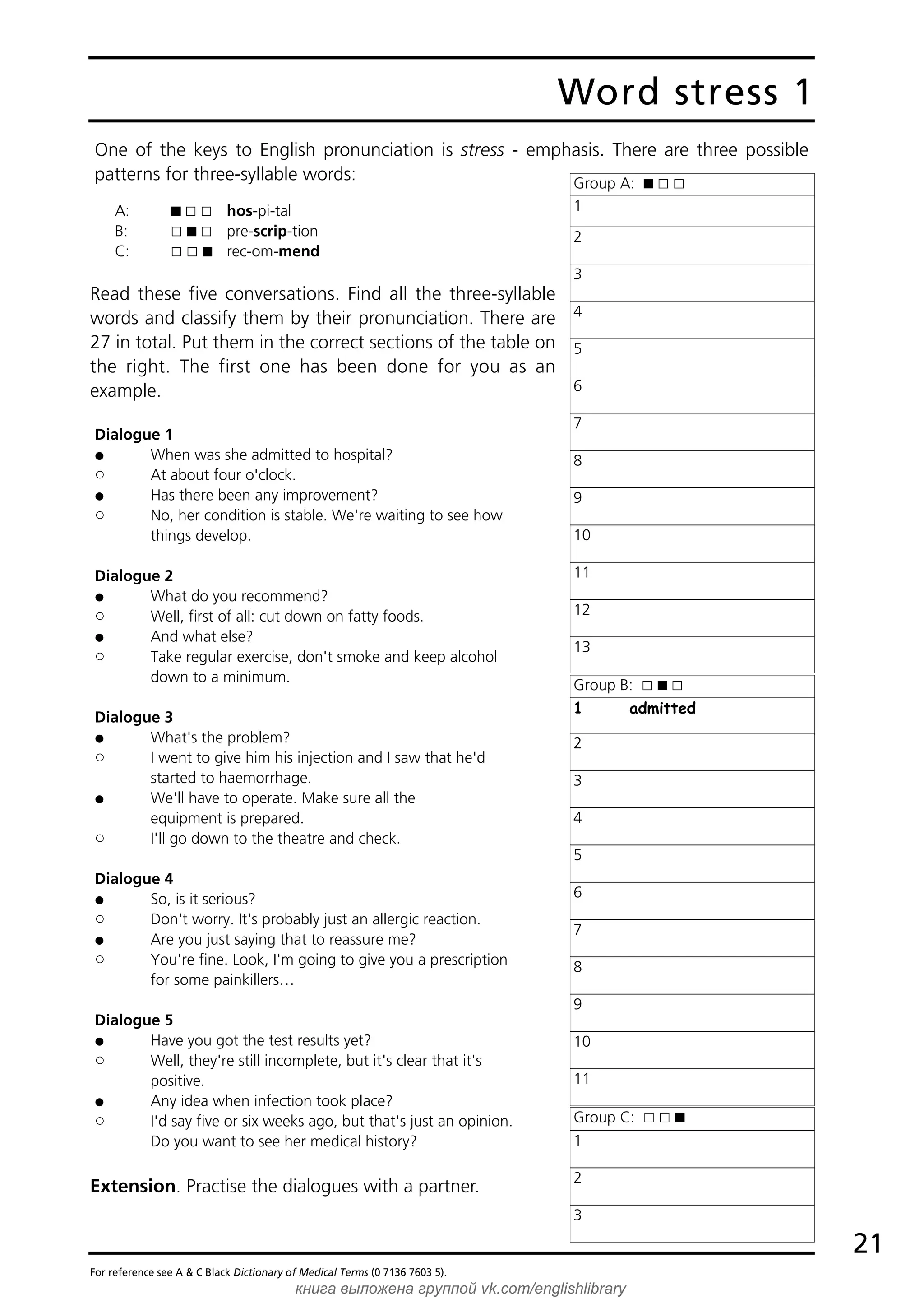 9 check your_english_vocabulary_for_medicine | PDF