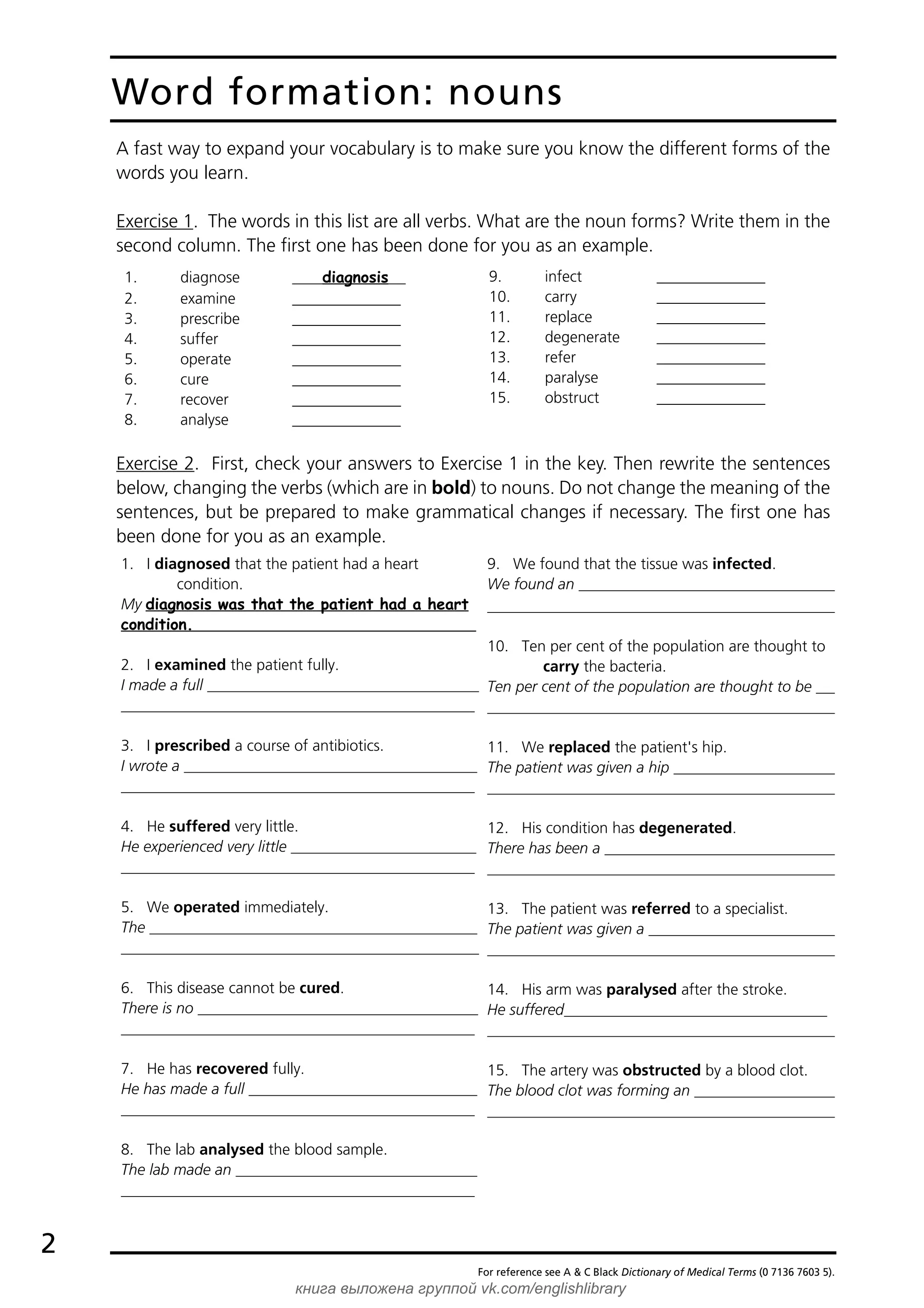 9 check your_english_vocabulary_for_medicine | PDF