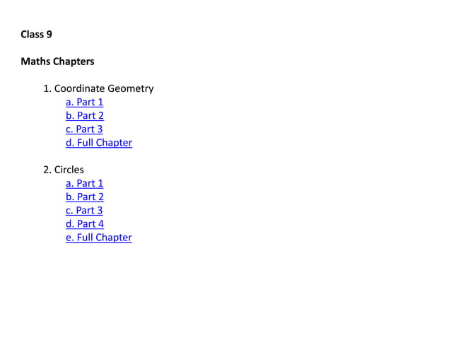 9 class maths sample mindmaps | PPTX