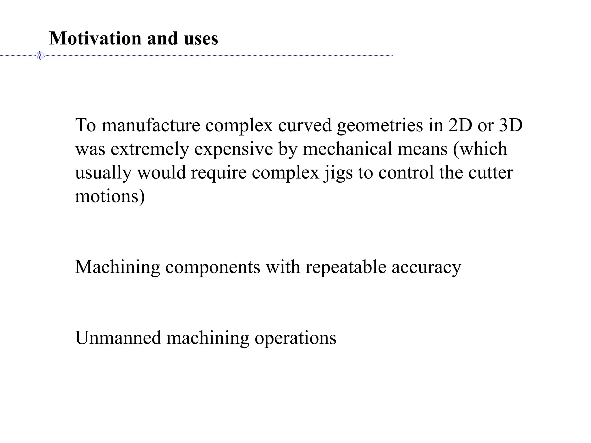 Computerised numerical control machining process | PPT