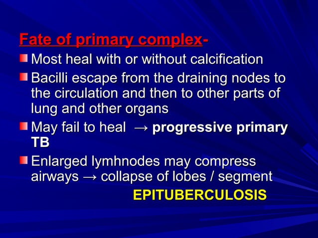 Tb path & pathogenesis | PPT