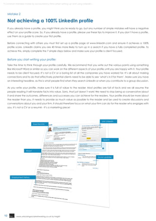 9 common LinkedIn mistakes and how to avoid them | PDF