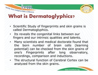 dermatoglyphics multiple intelligence test | PDF