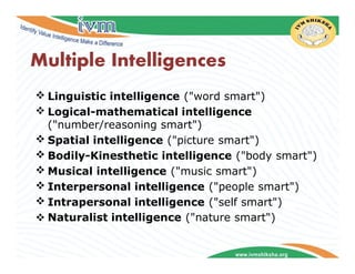 dermatoglyphics multiple intelligence test | PDF